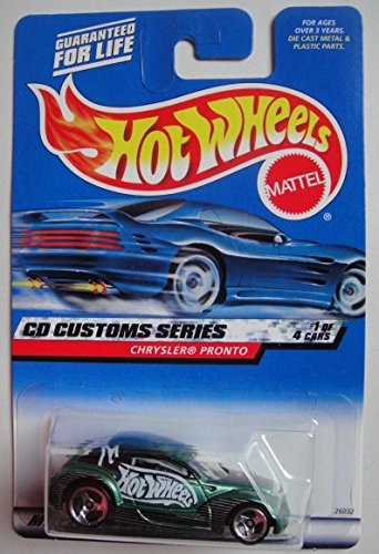 Amazon.com: Hot Wheels CD Customs Series #1 of 4 Cars, Green Chrysler ...