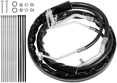 Amazon.com: FE37190 Complete Rear AC Line Set Flexible A/C Barrier Hose ...