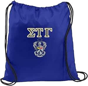 Amazon.com | Greekgear Sigma Tau Gamma Crest Shield Cinch Sack | Casual ...