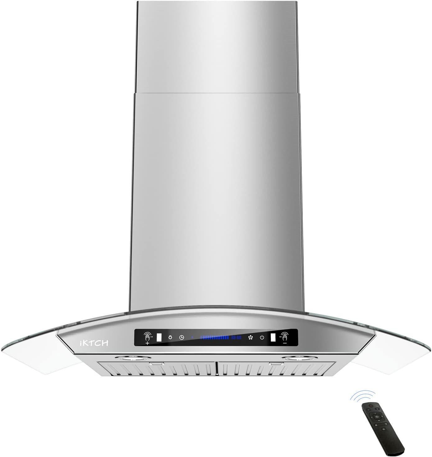Amazon.com: IKTCH 36-inch Wall Mount Range Hood 900 CFM Ducted/Ductless ...