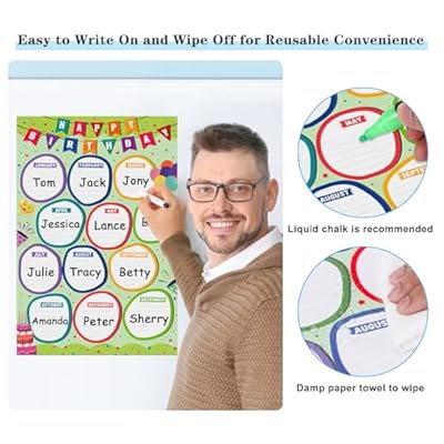 Birthday Chart For Classroom Birthday Display Classroom Decor ...