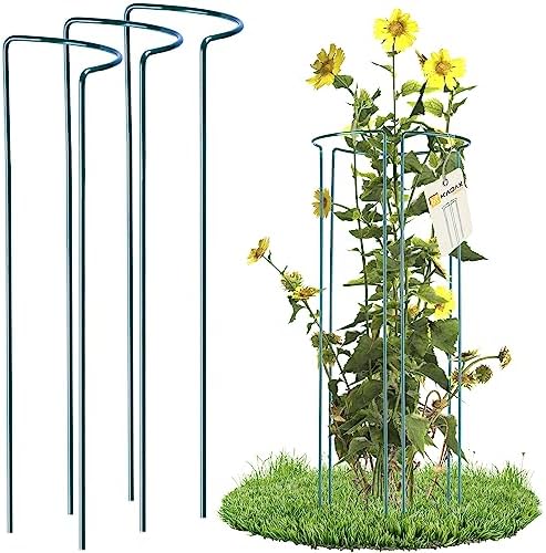 KADAX Plant Supports, Set of 3, High Steel Garden Bow Supports for Rose ...