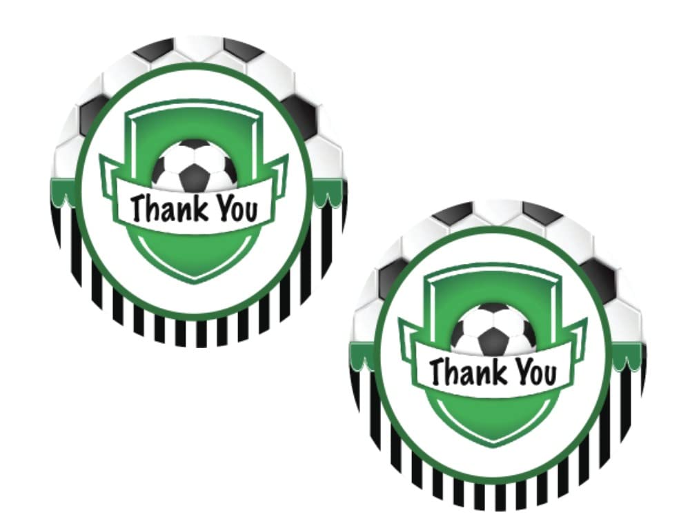 Amazon.com: Soccer Birthday Stickers for Boys Party Favors, Futbol ...