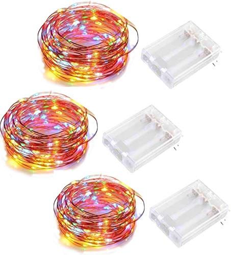 Buy MANSAA M25 Battery Operated LED String Light | 5 Meter 50 LEDs ...