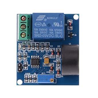 PURESILKS Overcurrent Protection Relay Module AC Current Detection ...