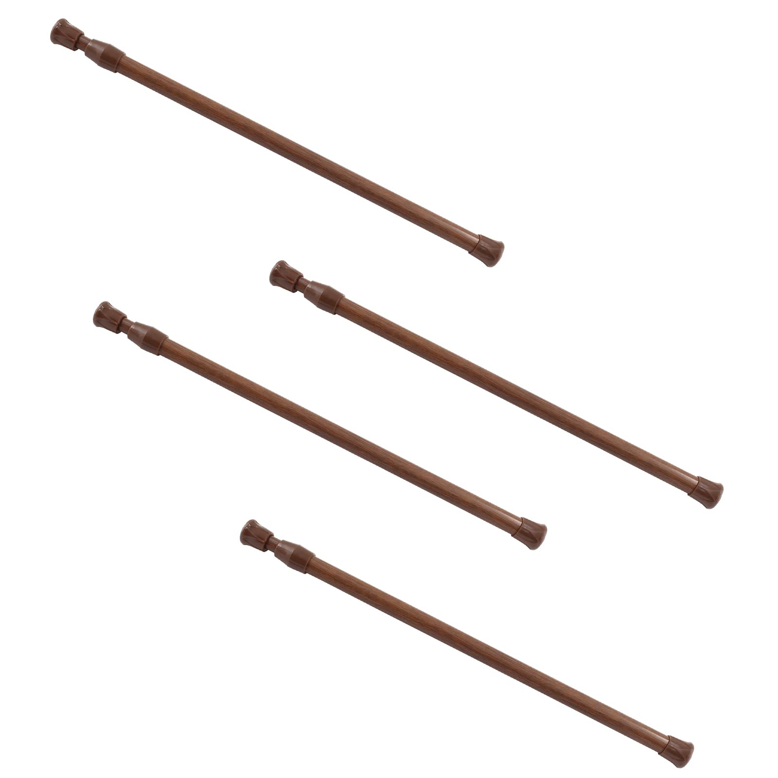 Amazon.com: Kyuionty 4 Pcs Spring Tension Curtain Rods, 11.8 To 19.6 ...