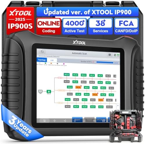 XTOOL D9S PRO ECU Programming Scan Tool, 2025 Bidirectional OBD2 ...