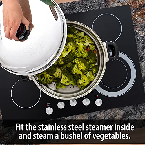 Waterless Cookware, kitchen decor, stock pots [steam control]