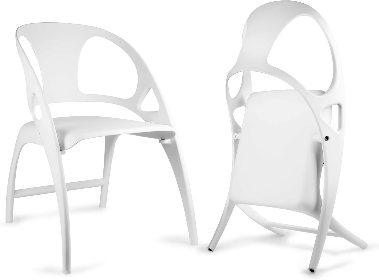 Amazon.com: aoole Folding Chairs, 350lbs Capacity Foldable Chairs with ...