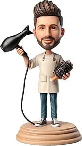 Amazon.com: Barber Customized Bobblehead Figures 6-8'' Personalized ...