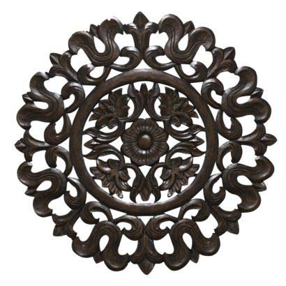 Shilpi Wooden Round Shape Wall Hanging Plaque Home Decorative Wall ...