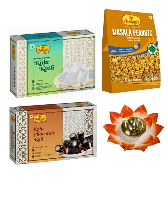 Haldiram's Nagpur Kaju Chocolate Roll 250g, Kaju Katli 250g, Masala ...