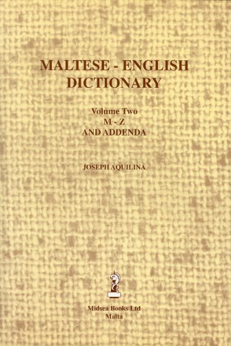 Buy Maltese - English - Maltese Dictionary. Six Volumes Book Online at ...