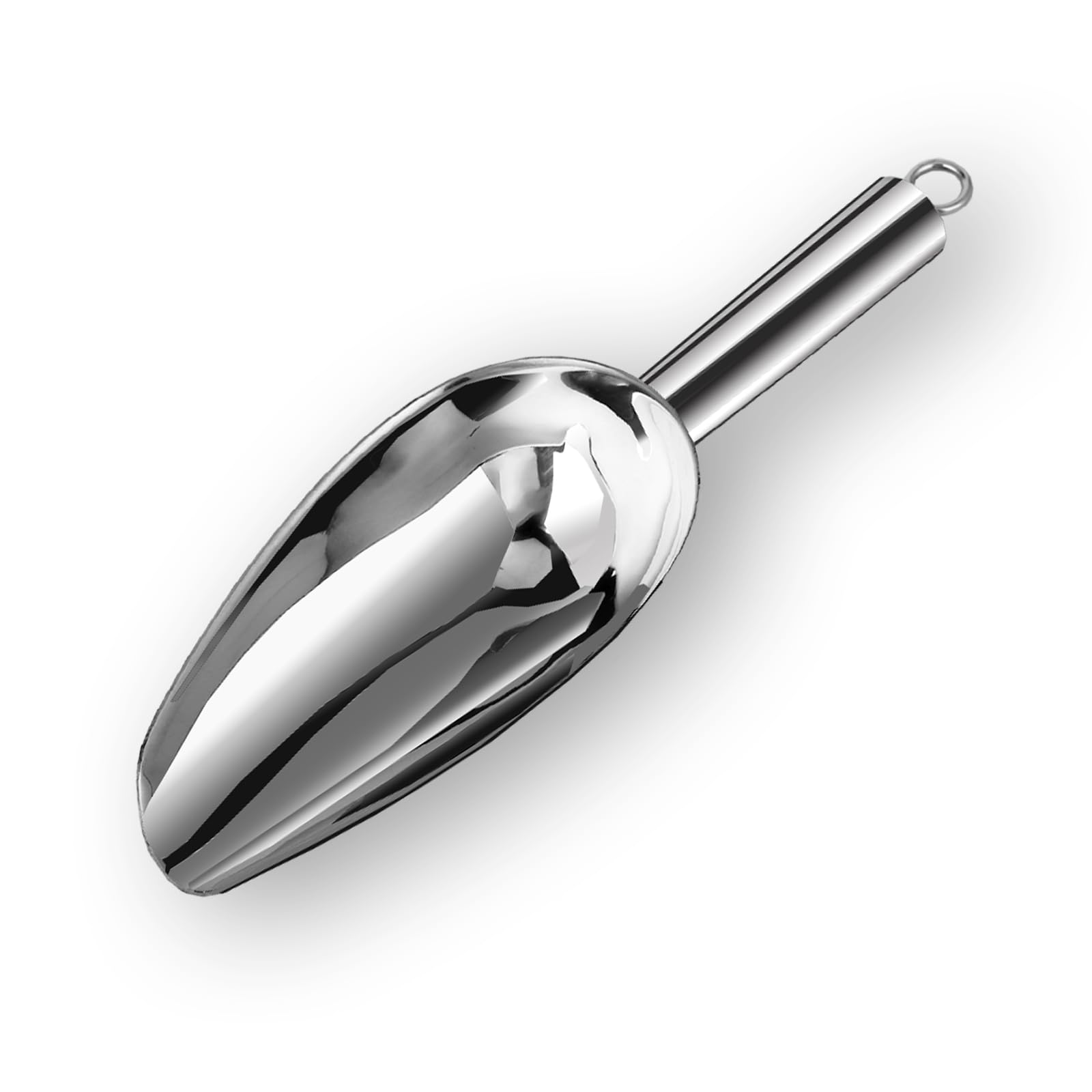 Amazon.com: Metal Ice Scoop for Freezer,6 oz Stainless Steel Scooper ...