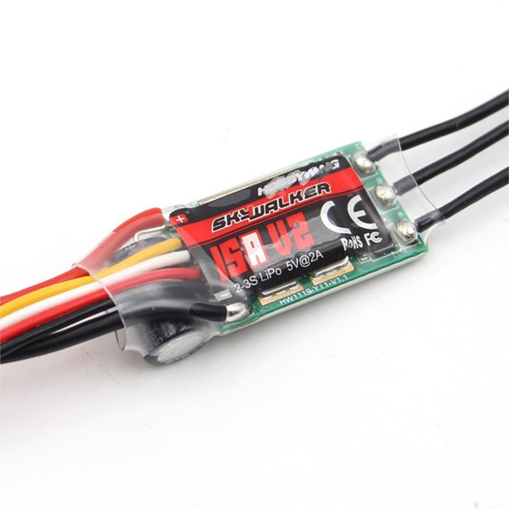 Amazon.com: SPARKHOBBY HobbywingSkywalker 15A V2 Brushless ESC Speed ...