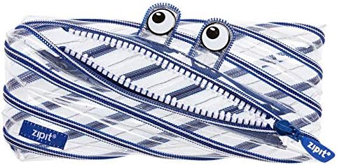 Amazon.com: ZIPIT Clear Pencil Case for Kids | Monster Pencil Pouch for ...