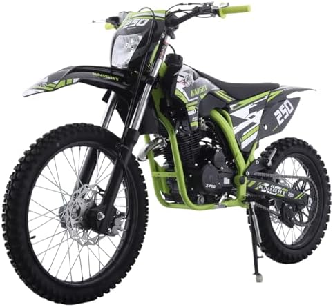 Amazon.com: X-PRO Knight 250 Zongshen Brand Engine Dirt Bike with LED Headlight, 5-Speed Manual ...