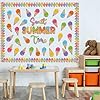 Amazon.com: Summer Bulletin Board Decorations Set Summer Classroom ...
