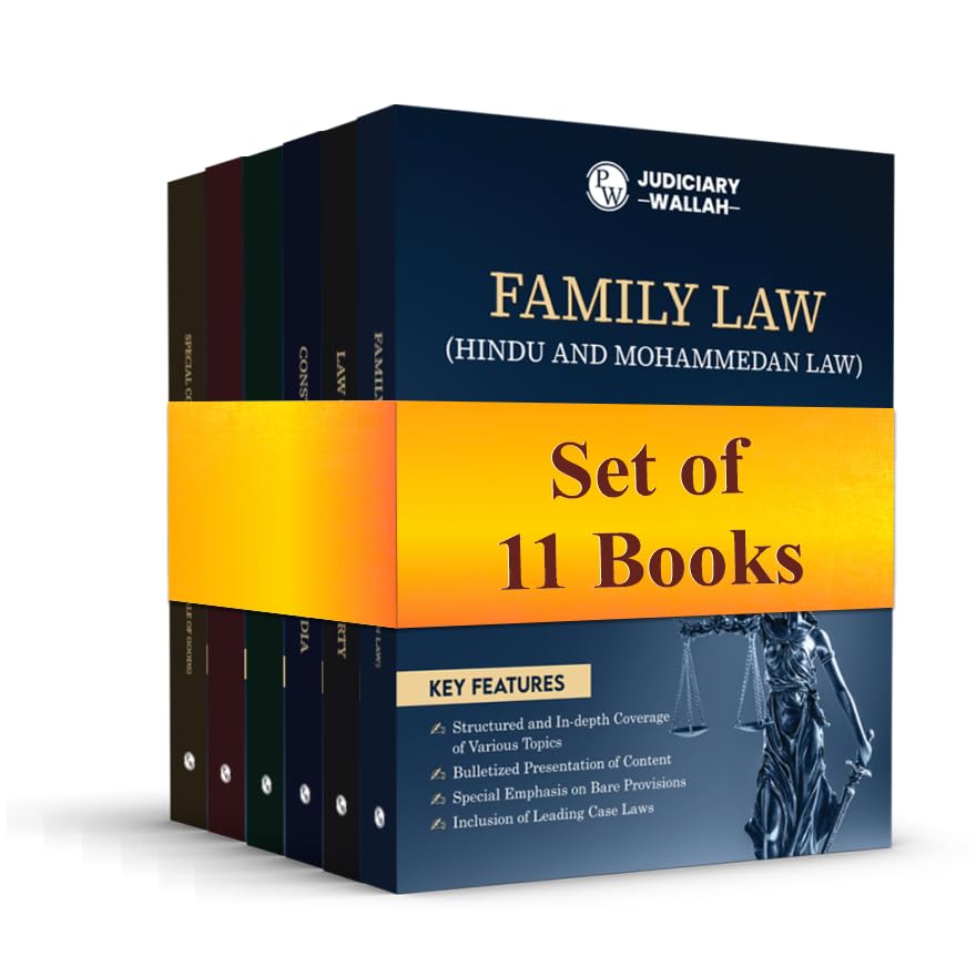 PW Judiciary Comprehensive Notes Combo Set of 11 Books | Complete ...