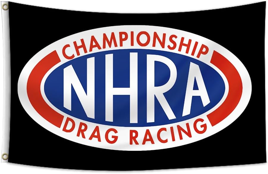 Amazon.com : NHRA Drag Racing Flag 3x5Ft Car Banner For Garage Room Man ...