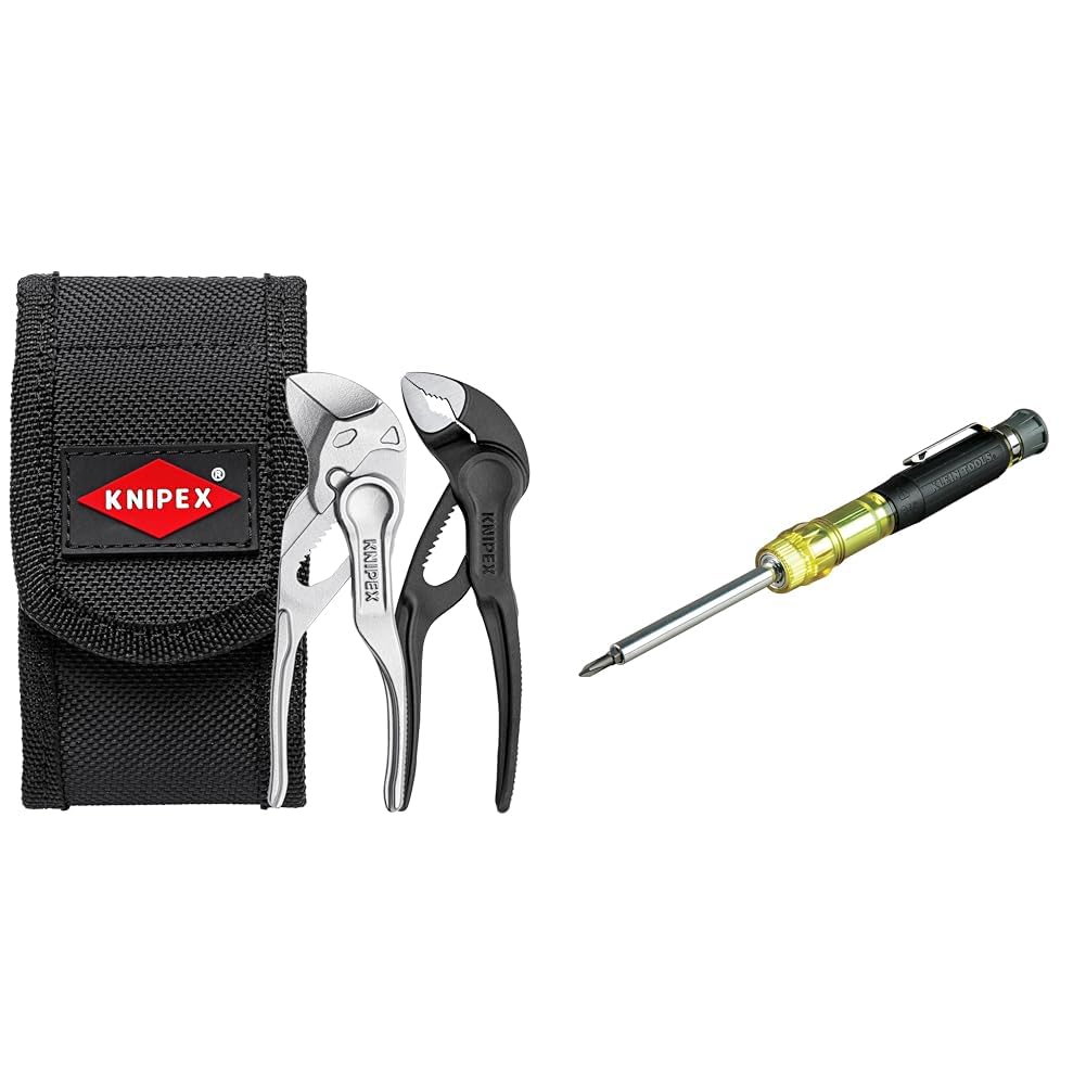 Amazon.com: Knipex 2 Pc Mini Pliers Set and Klein 4-in-1 Precision ...