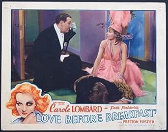 Amazon.com: LOVE BEFORE BREAKFAST CAROLE LOMBARD 1936 ORIGINAL LOBBY ...