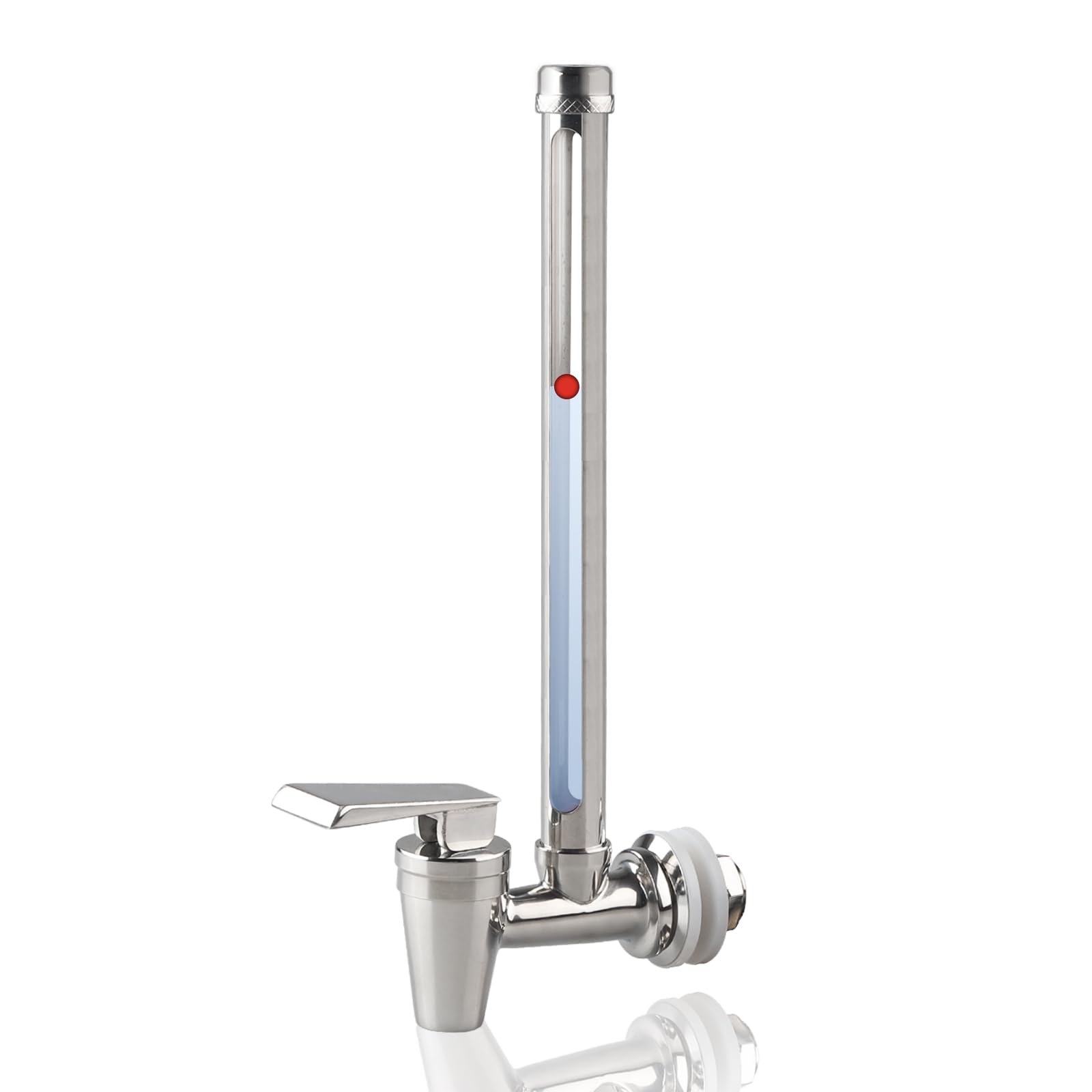 Sight Glass Spigot 7 Inch Stainless Steel Spigot with Clear View Water ...