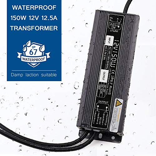 Snapklik.com : 150W LED Driver 12V Waterproof IP67 LED Power Supply ...