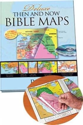 Deluxe Then and Now Bible Maps with CD-Rom: Bible Atlas with Clear ...