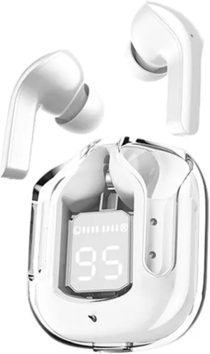 Ultrapods TWS Bluetooth Earbuds Transparent Design with Display ...
