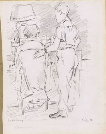 Aaron Copland - Original 9x11 drawing by Erik Johns, showing Aaron ...
