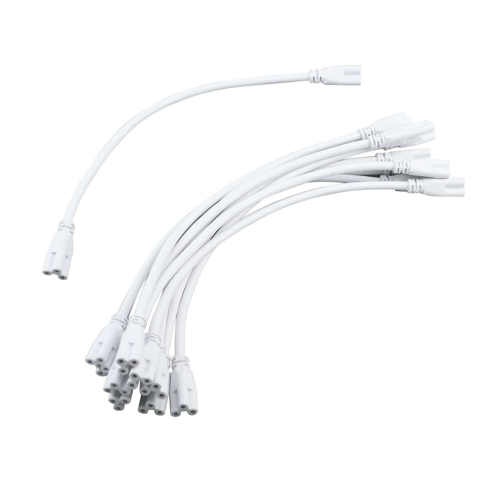 T Tulead Double End Connectors T5/T8 Tube Light Holder Cable Light ...