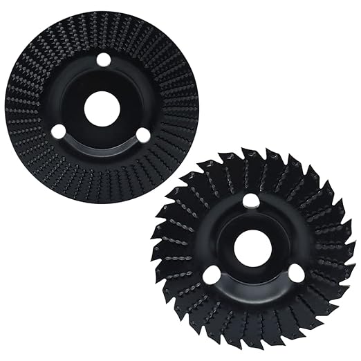 NAVESO Disque de Meulage du Bois(ø 125 Mm x 22,23 Mm), 2 Pièces Disque ...