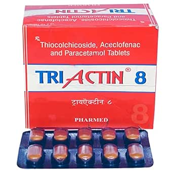 Triactin 8 MG - Strip of 10 Tablets : Amazon.in: Health & Personal Care