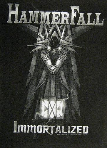 HAMMERFALL IMMORTALIZED Backpatch: Amazon.de: Bekleidung