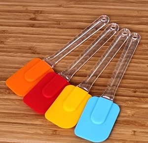 Buy Oil Greasing Brush Spatula Set Silicone Plastic for Cooking Baking ...