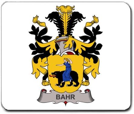 Amazon.com: Bahr Family Crest Coat of Arms Mouse Pad : Office Products