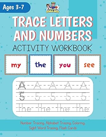 Alphabet, Number and Site Words Tracing along with Bonus Alphabet and ...