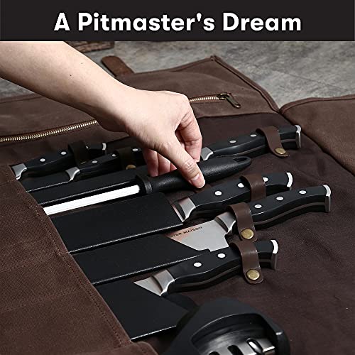 Master Maison 15-Piece BBQ Knife Set – Professional Butcher Knife Set ...