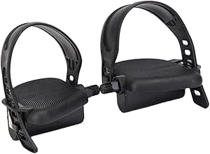 Amazon.com : Exercise Bike Pedals with Straps,Stationary Recumbent Bike ...