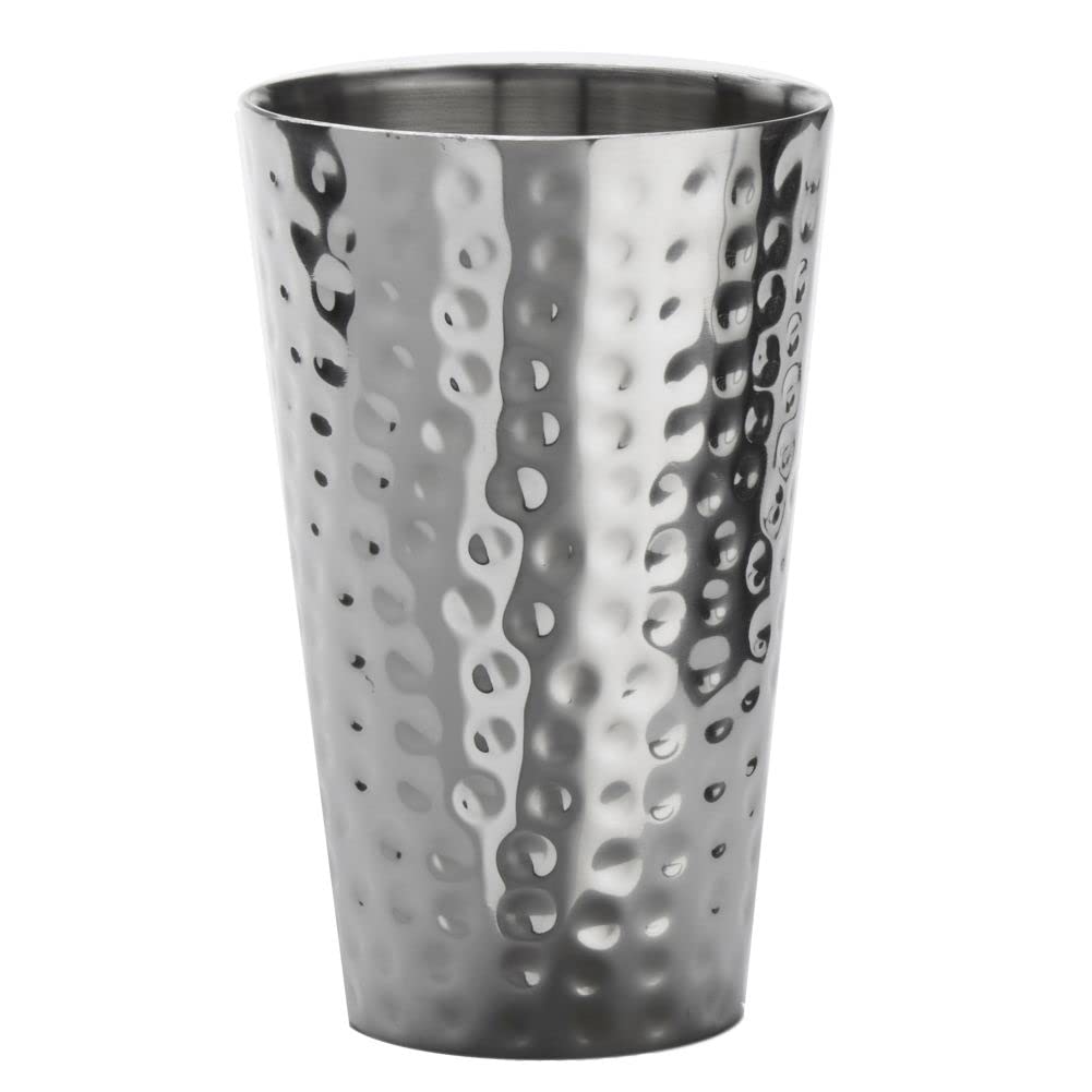 American Metalcraft HMTS16 Vaso, acero inoxidable, martillado, acabado ...