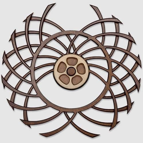 Wooden Wall Decor, Kinetic Sculpture, 36 Inches, Home Decor, Bluetooth ...