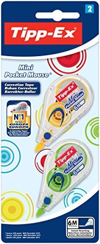 Tipp-Ex Mini Pocket Mouse Rubans Correcteurs - Couleurs Fashion ...