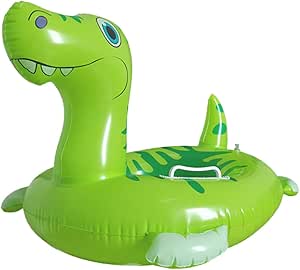 Amazon.com: Inflatable Dinosaur Pool Float for Kids,SWM Tubes Ring with ...