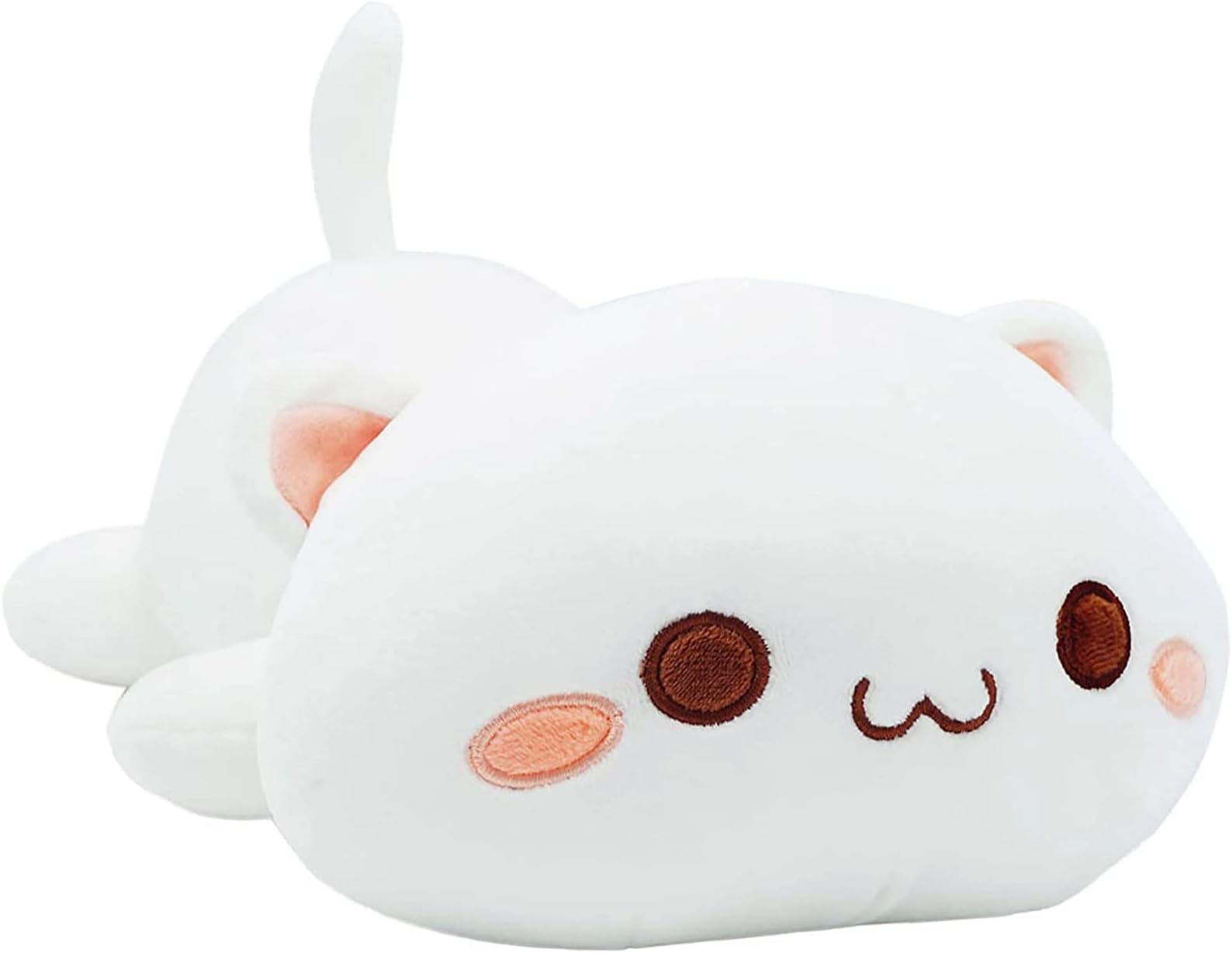 Amazon.com: MINISO 11" Cat Plush Kawaii Stuffed Animal Pillow, Cute ...