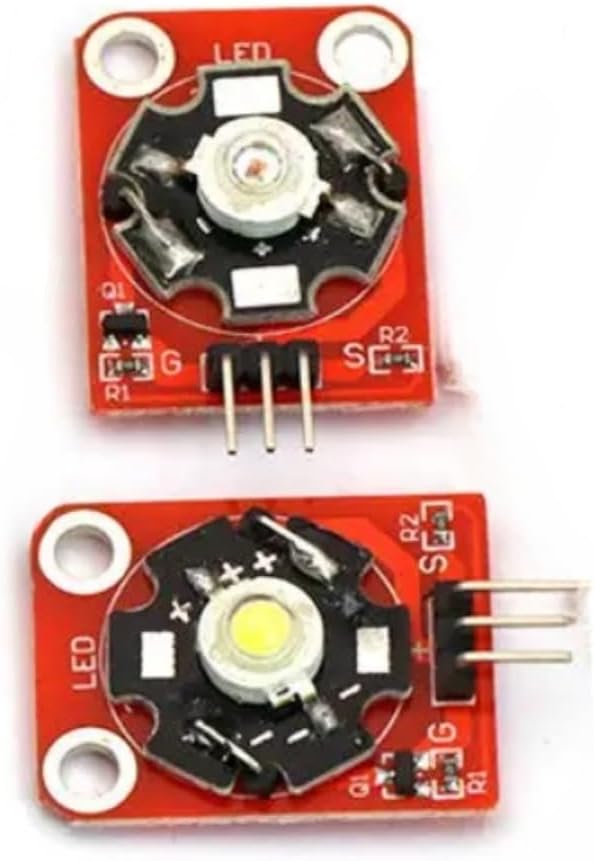 Amazon.com: V TELESKY 2PCS LED Light Module 3W White/Red/Yellow/Blue ...