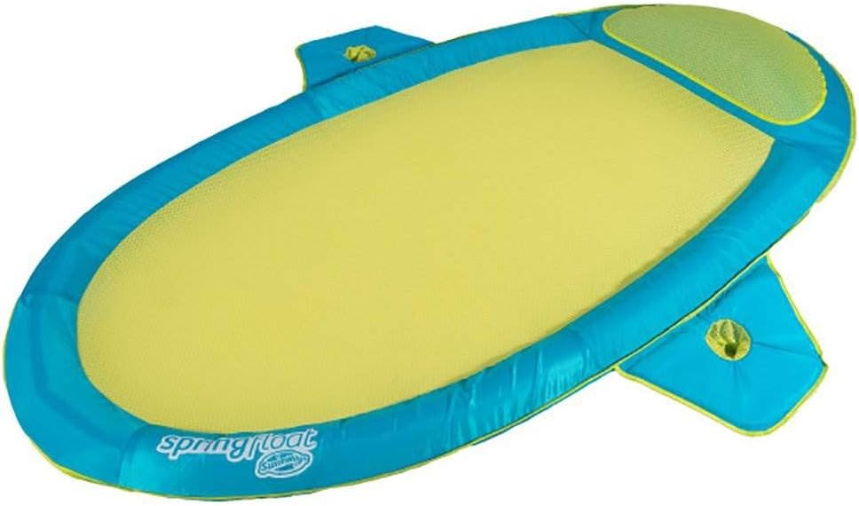 Amazon.com: SwimWays 6047203 Spring Float Suncatcher, Dark Blue/Light ...