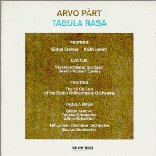 Arvo Part: Tabula Rasa (0100) Audio CD: Amazon.de: Musik-CDs & Vinyl