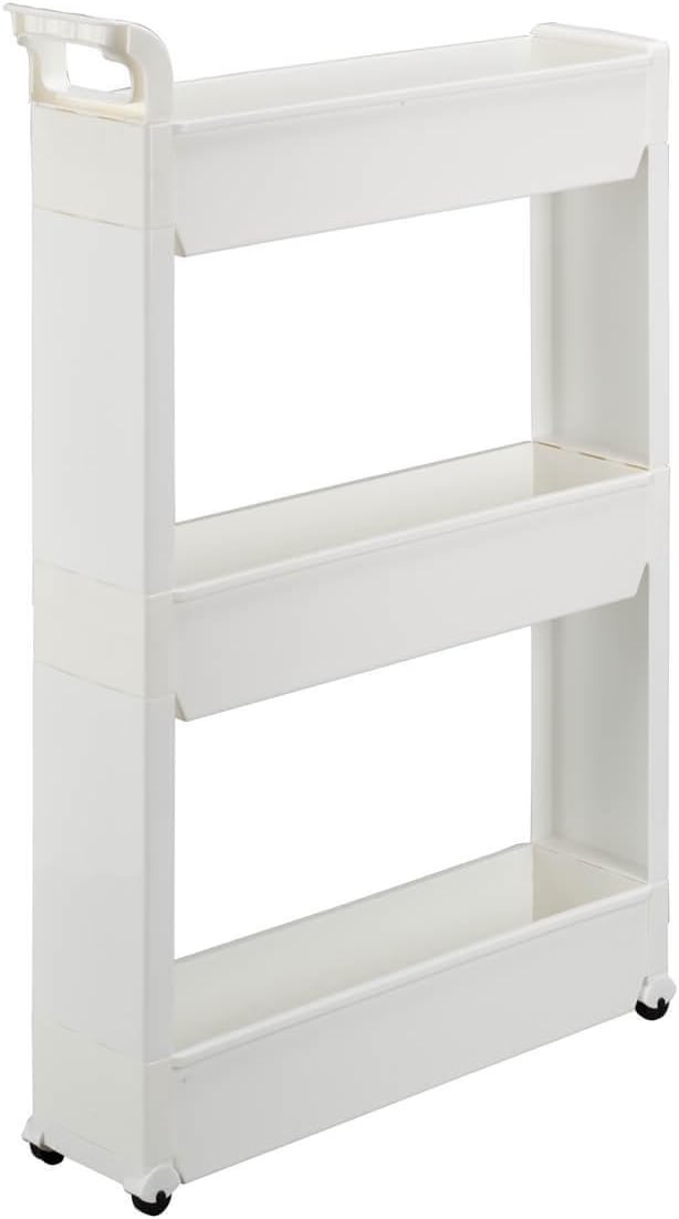 Amazon.com: Modern Home 4 Tier Narrow Sliding Storage Organizer Rack ...