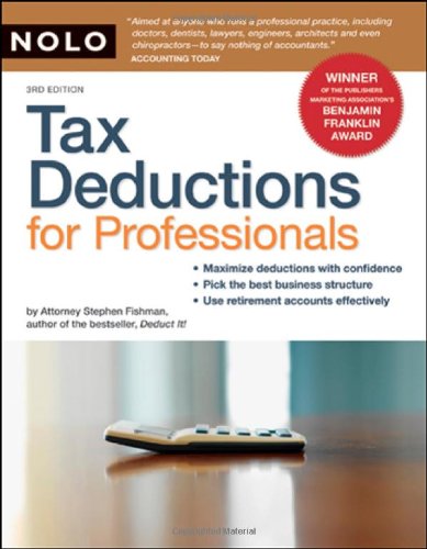 Amazon.com: Tax Deductions for Professionals: 9781413307825: Stephen ...